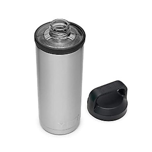 YETI Rambler 18 oz Bottle, Vacuum Insulated, Stainless Steel with Chug Cap