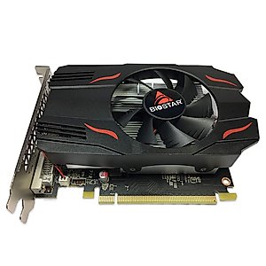 Biostar Radeon RX 550 4GB GDDR5 128-Bit DirectX 12 PCI Express 3.0 DVI-D Dual Link, HDMI, DisplayPort. Gaming Edition VA5515RF41-TBMRA-BS2