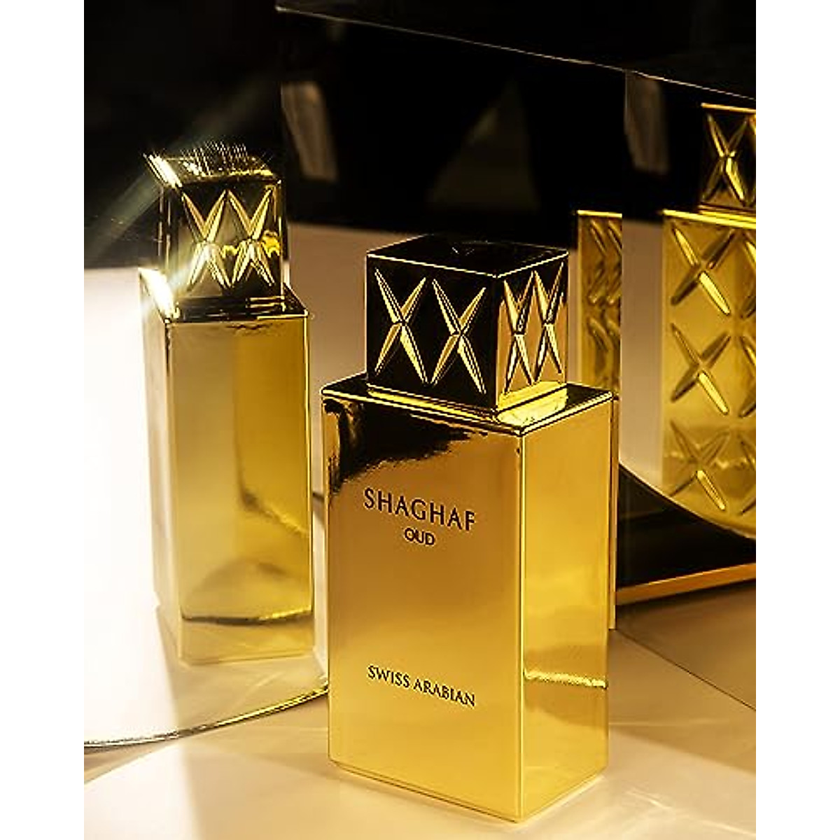 Swiss Arabian Shaghaf Oud - Luxury Products From Dubai - Long Lasting And Addictive Personal EDP Spray Fragrance - A Seductive Signature Aroma - The Luxurious Scent Of Arabia - 2.5 Oz