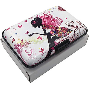 BFL RFID Credit Card Holder for Women or Men, Theft Proof Credit Card Holder, Slim Design Fits in Pocket (girl)