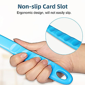 2-in-1 Detachable Silicone Body Scrubber, Long Handled Back Body Exfoliator with Hook for Double-Sided Use, Rich Foam for Deep Cleansing and Exfoliating