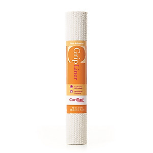 Con-Tact Brand Premium Con-Tact Non-Adhesive Shelf and Drawer Liner, 12" x 5', White