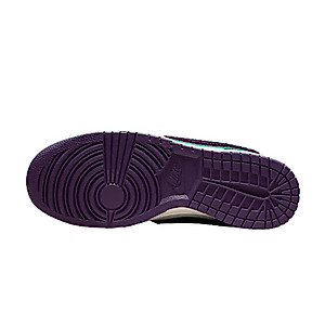 Nike Men's Dunk Low Retro Chenille Swoosh Sail/Grand Purple (DQ7683 100) - 8.5