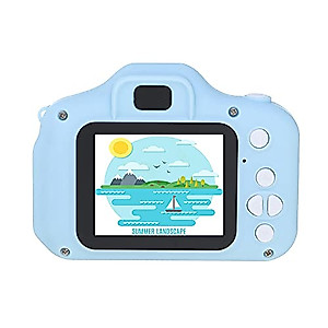 2MP 1080P HD 2.0 Inch Screen Rechargeable Mini Children Kids Camera (Blue)