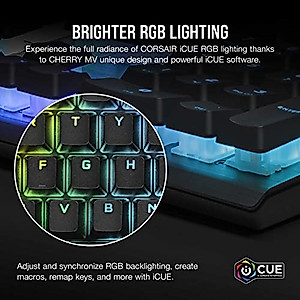 Corsair K60 RGB Pro SE Mechanical Gaming Keyboard - CHERRY Mechanical Keyswitches - Durable Aluminum Frame - Customizable Per-Key RGB Backlighting (Renewed)