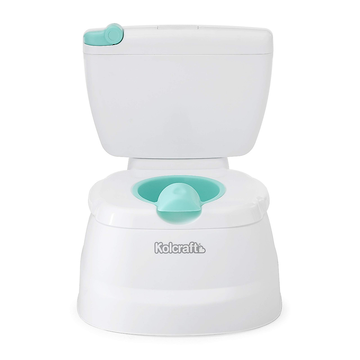 Kolcraft My Mini Potty Training Toilet, Training Potty for Toddlers, 2-in-1 Potty Seat for Boys and Girls - White