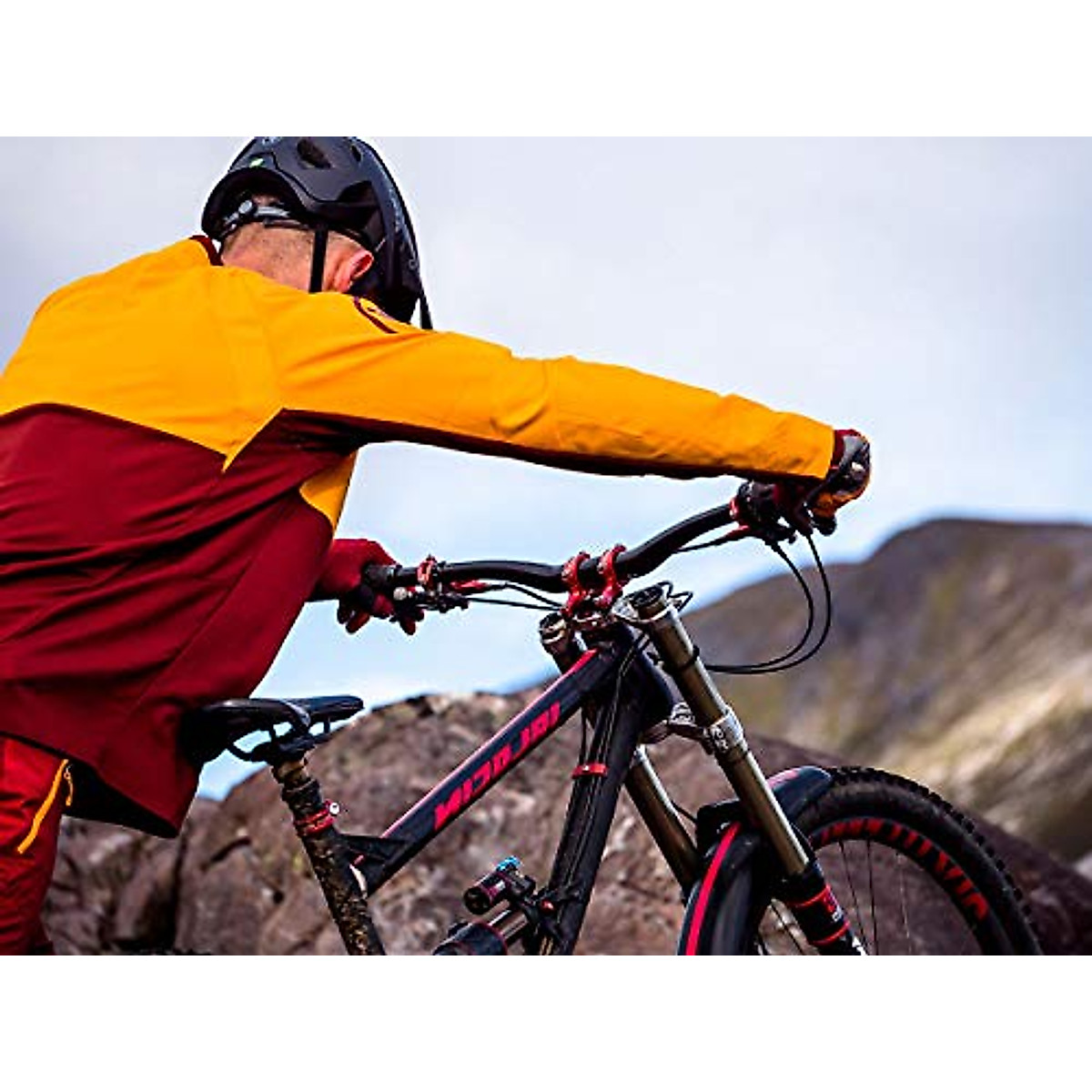 Endura Men's MT500 Burner Long Sleeve MTB Cycling Jersey II Electric Blue, Medium