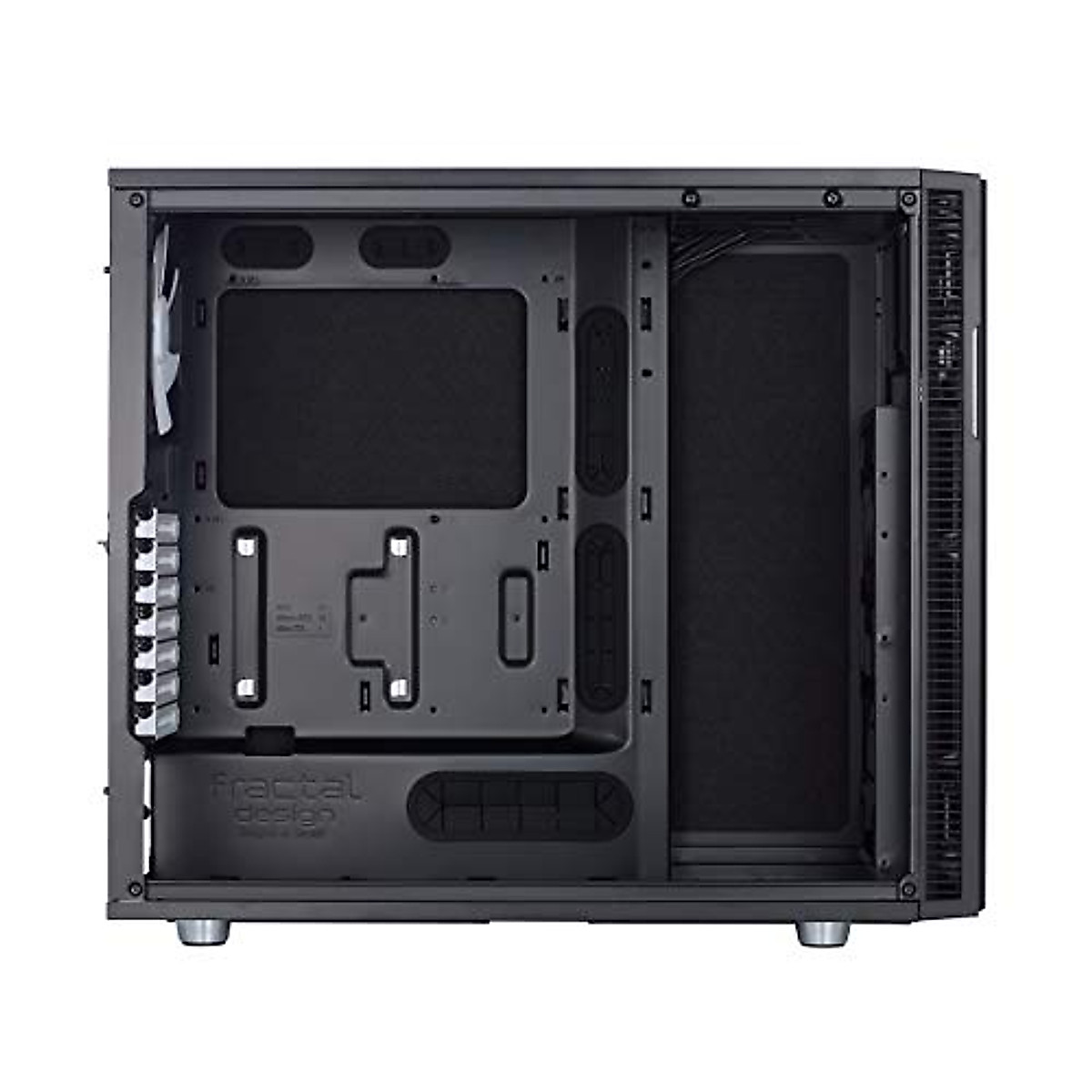 Fractal Design Define R5 - Mid Tower Computer Case - ATX - Optimized for High Airflow and Silent - 2X Fractal Design Dynamic GP-14 140mm Silent Fans Included - Water-Cooling Ready - Black
