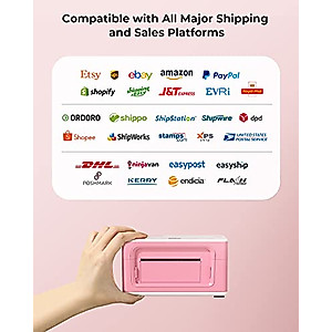 MUNBYN Bluetooth Thermal Label Printer 941B, Wireless 300DPI 4x6 Shipping Label Printers for Small Business, Support iOS, MAC, iPhone, Android, PC, Compatible with Ebay, Amazon, Shopify, Etsy, USPS