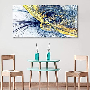 Abstract Pictures Canvas Wall Art for Living room Bedroom or Bathroom Wall Decor,Abstract art Wall Art Print Paitnings for home Decor,Line drawings Waterproof Stretched Ready to Hang-20x40inches