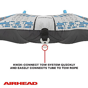 Airhead Quadra Cruiser, 1-4 Rider Towable Tube for Boating