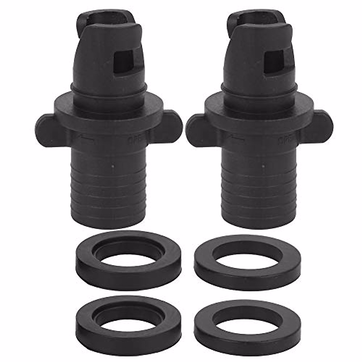 life Kayak Air Valve Connector,Plastic Inflation Valve Adapter Converter Surfboard Kayaks Inflatable Boat Accessory Replacement