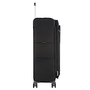 Samsonite Unisex Adults’ Luggage Suitcase, Black, Spinner L Expandable (78 cm-112.5 L)