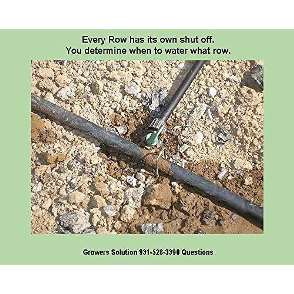 Vegtable Garden Drip Jr. Kit – 10 Rows X 50 Ft– Watering Garden Drip Irrigation