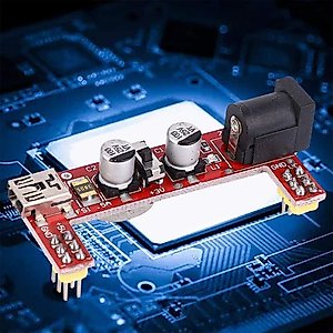 ZYM119 B10 2 Channel 5/3.3V Red Bread Board Power Module Input 6.5~12V DC, for Industrial Electronic Components (excluding Breadboard) Spot Steuermodul Circuit Board