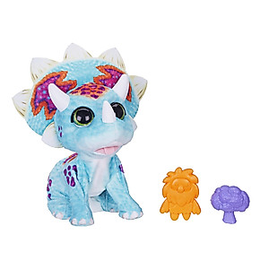 FurReal Hoppin’ Topper Interactive Dinosaur Plush Pet Toy, 35+ Sound-&-Motion Combinations, Ages 4 & Up