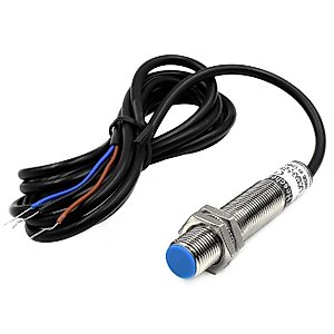 Heschen M12 Capacitive Proximity Sensor Switch Shield Type LJC12A3-2-Z/AY Detector 1-2mm 10-30VDC 200mA PNP Normally Closed(NC) 3 Wires