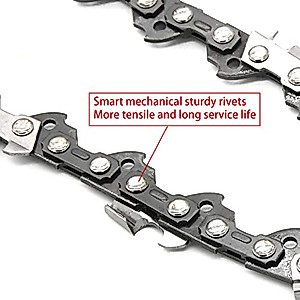 16 inch Chainsaw Chain,3/8 LP .050 Inch 56 Drive Links,compatible fits for Craftsman,Echo,Homelite,Poulan,Remington（Pack of 2）