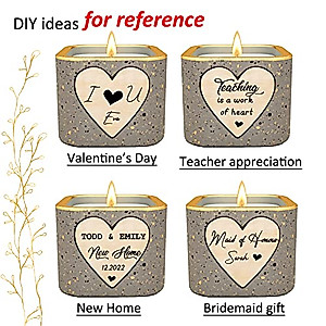 Personalized Bridesmaid Proposal Gifts, House Warming Gifts New Home, Housewarming Present for New house, 1ST Anniversary Gifts for Couple,50th Wedding Anniversary Gifts Diy Scented Candle…