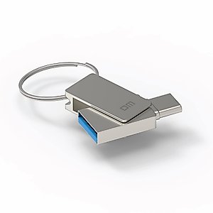 USB C and USB 3.0 Waterproof 32GB Flash Drive – 2 in 1 Type C USB with Ultra-Fast Transfer Speed – Dynon Metrics Machined Alloy Casing OTG Memory Stick – for iPad, Android, MacBook, PC, iPhone 15