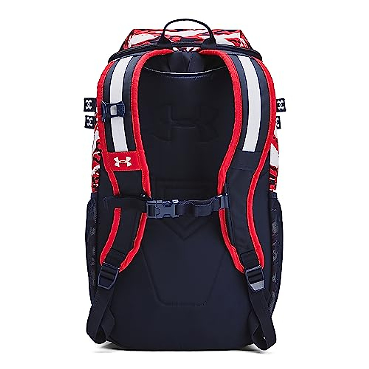 Under Armour Unisex-Adult Utility Baseball Backpack Print, (411) Midnight Navy/Midnight Navy/Metallic Gold, One Size Fits All