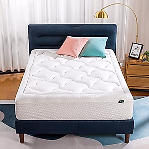 ZINUS 12 Inch Cloud Memory Foam Mattress / Pressure Relieving / Bed-in-a-Box / CertiPUR-US Certified, Queen