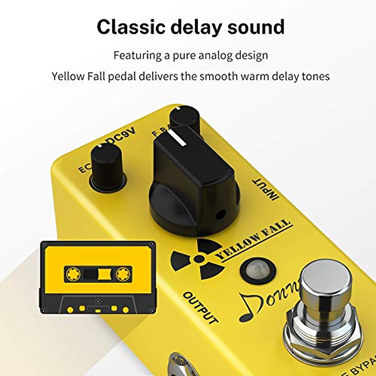 Donner Guitar Delay Pedal & Donner DPA-1 Guitar Pedal Power Supply Adapter