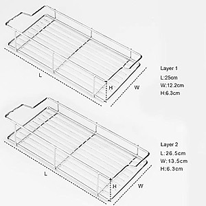 2-Pack 9" Rustproof Stainless Steel Shower Caddy, Adhesive Bathroom Wall Mounted Storage Accessories Shower Shelf Organizer, Chrome