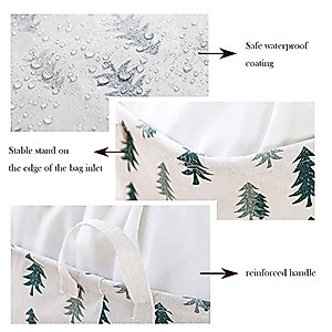 RUIBOER Clothes Storage Bag, 2 Pack Large Organizers set Cotton and linen Collection for Blankets socks dresses Comforters Bedding Clothing Pillow Reinforced Handle Thick Fabric (Bins)