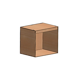 RPFAB LLC, KISS Simple Triple Wide (KTW) Book Nook Kit, Wooden Diorama Project, Model DIY Dollhouse, Bookend Book Nook Building with LED Light, Gift for Birthdays, Christmas, Holiday, USA Made