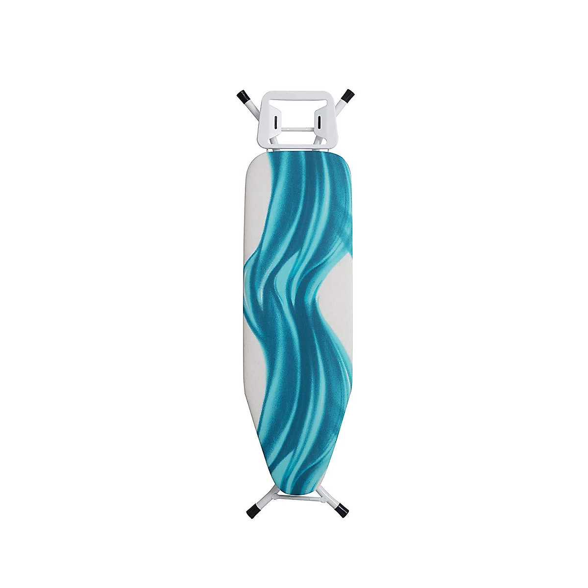 Mabel Home Ironing Board Made in Europe, Adjustable Height, Deluxe, 4-Leg, + Extra Cover, Easy Storage,3 Different Model & Sizes, Deluxe 44" x 14"