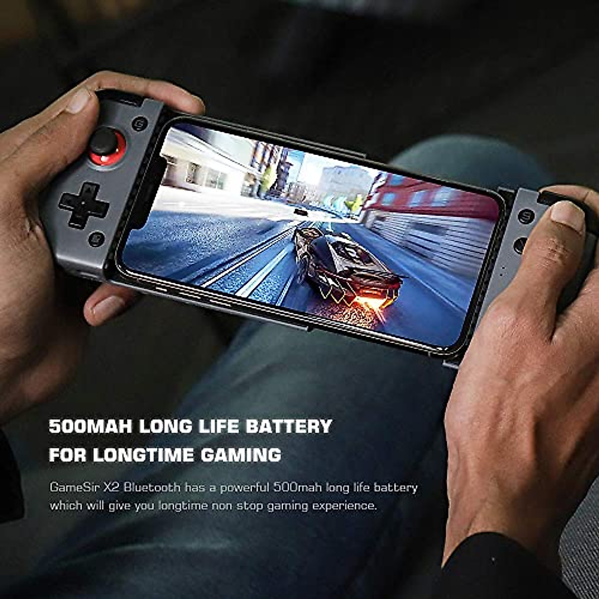 GameSir X2 Bluetooth Wireless Mobile Game Controller, Type-C Port, Custom Turbo Key, Bluetooth 5.0 Support Android/iOS iPhone Xbox Cloud Gaming, Google Stadia, GeForce Now, MFi Apple Arcade Games