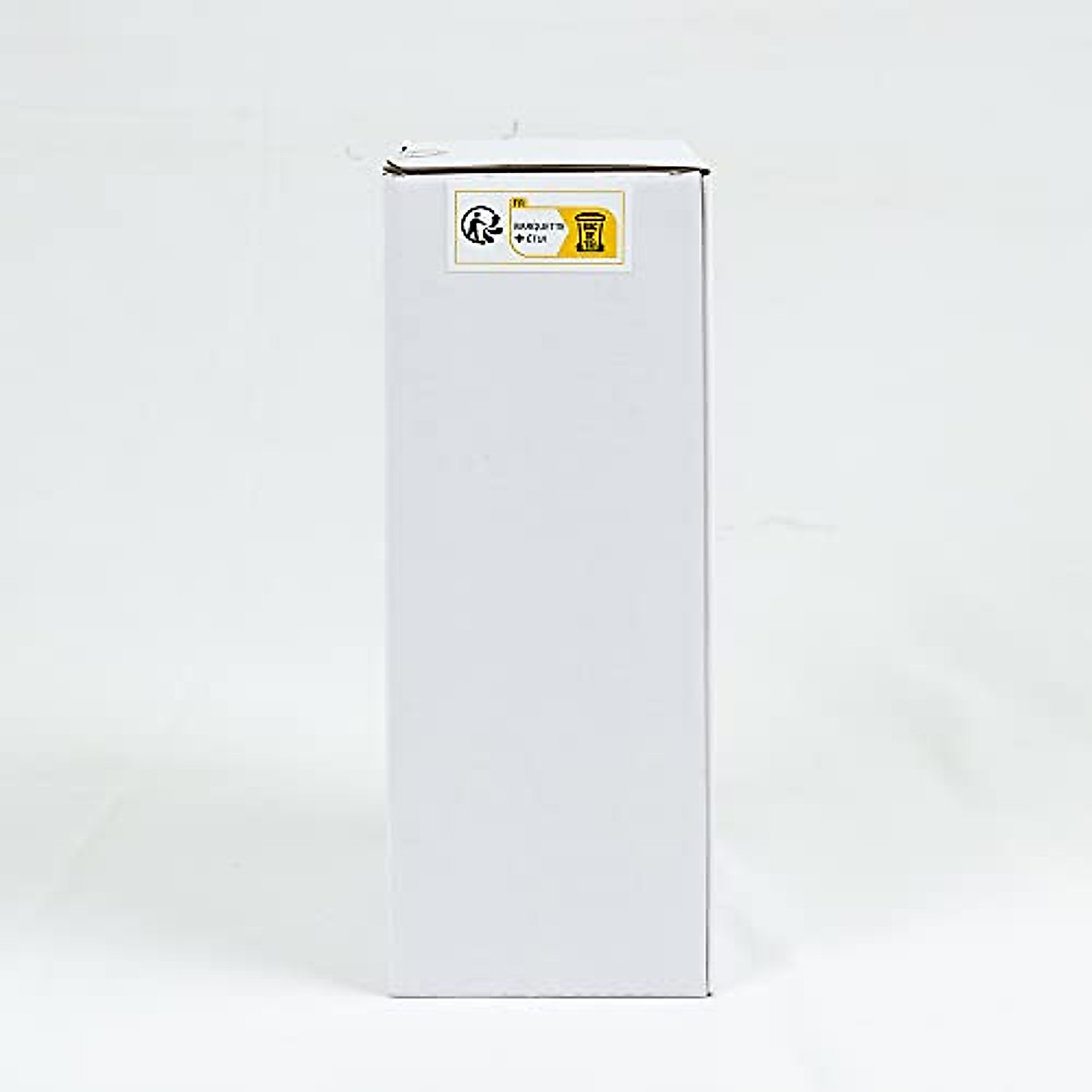 MR.R 15oz Sublimation Blanks Tumbler with Lid,Stainless Steel Double Wall Vacuum Insulated Travel Water bottle Straight Mug,Durable Powder Coated Coffee Cup,White, 450ml