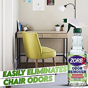 ZORBX Unscented Odor Remover Spray - Perfect Solution for Strong Odor | Advanced Trusted Formula & Fast-Acting Odor Eliminator for Dog, Cat, Puppy (32oz.)