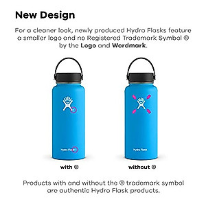 Hydro Flask 32 oz Double Wall Vacuum Insulated Stainless Steel Leak Proof Sports Water Bottle, Wide Mouth with BPA Free Flex Cap, Graphite