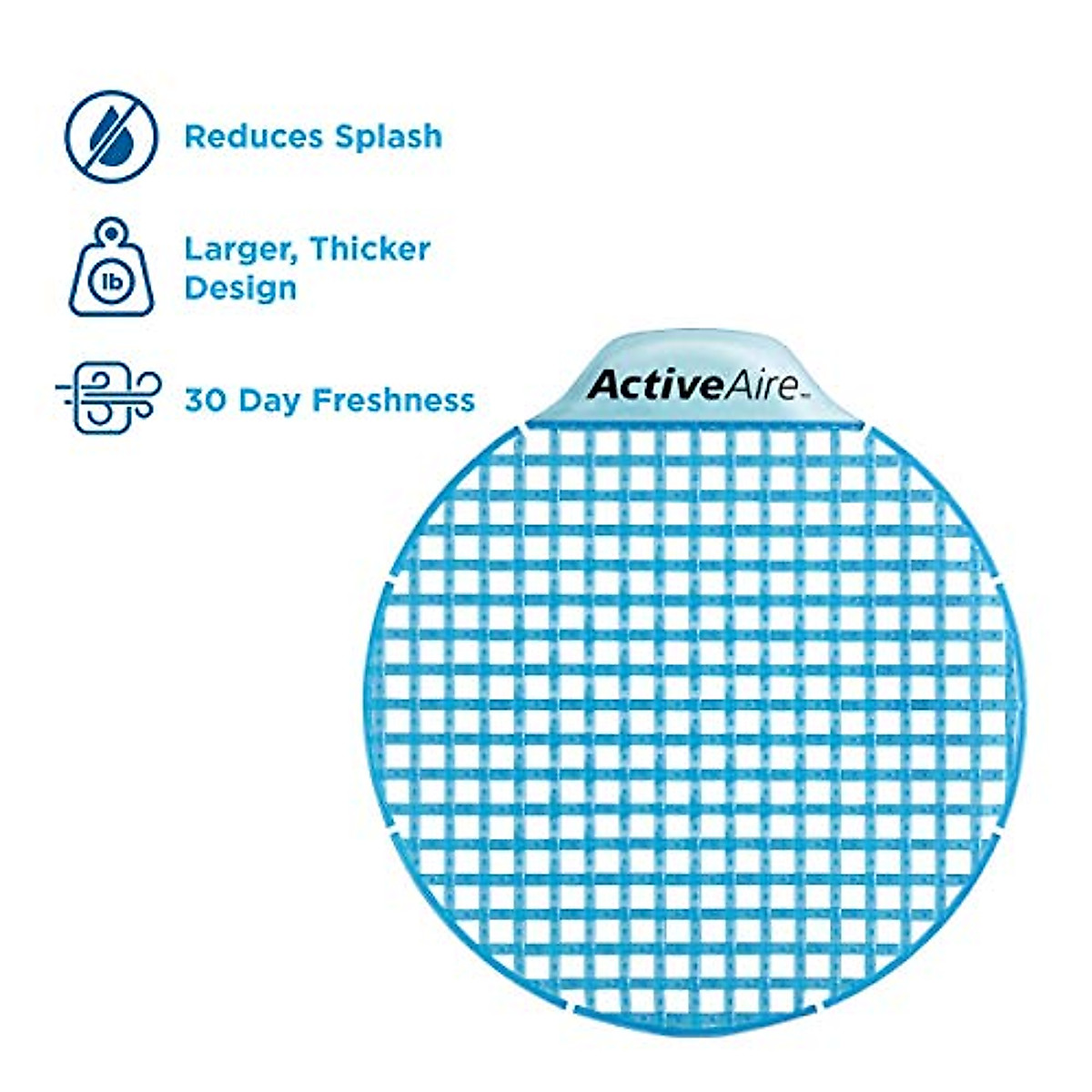 ActiveAire Low-Splash Deodorizer Urinal Screen by GP PRO (Georgia-Pacific), Coastal Breeze, 48260, 12 Screens Per Case