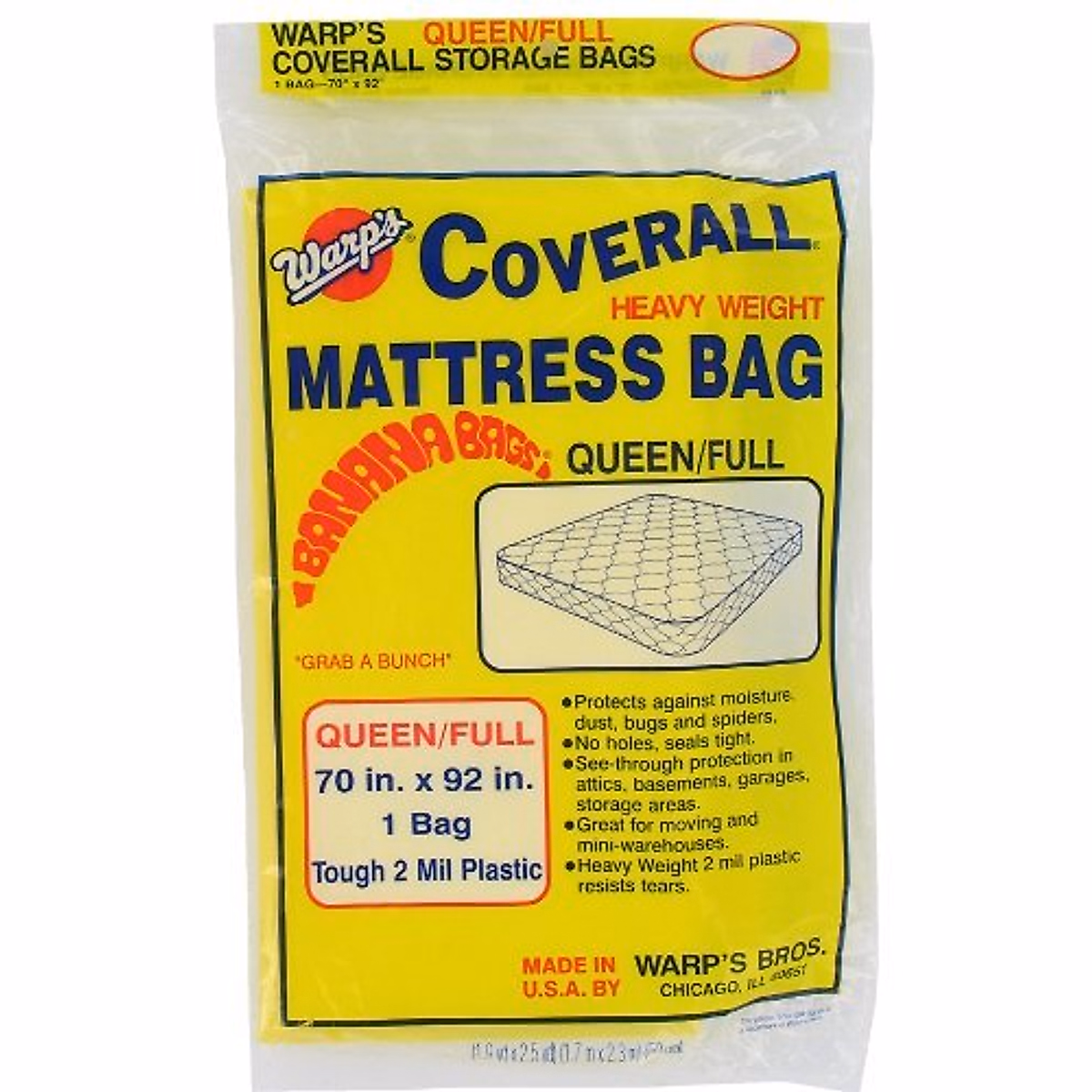 Warps CB-70 70" X 92" Medium Mattress Storage Bag