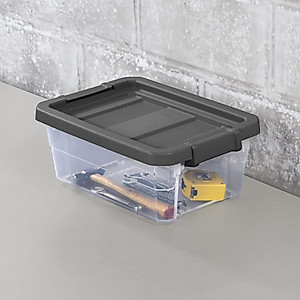 Sterilite Box Stacker Modular Clear 16QT 14723V06