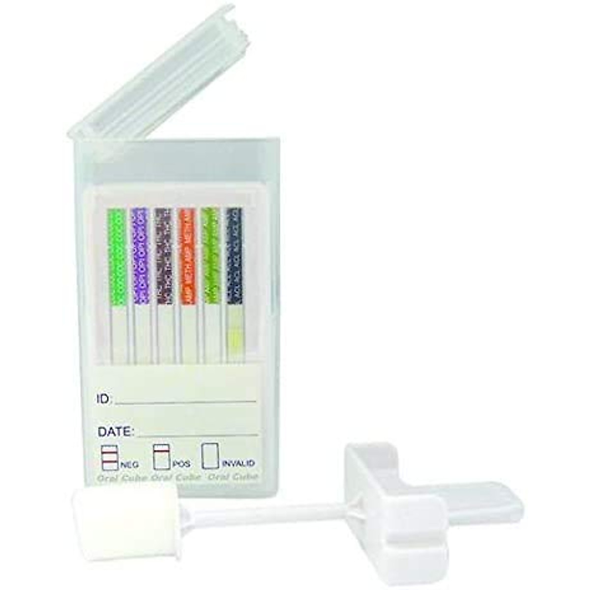 5 Pack of STATSWAB 4-Panel Saliva Oral Fluid Drug Screen - Most Hygienic Drug Test Available - Instant Results - Test for 4 Drugs
