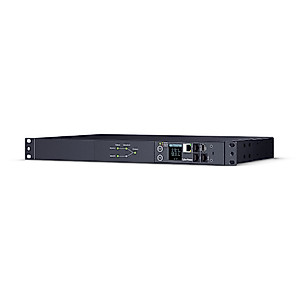 CyberPower PDU44001 Switched ATS PDU, 100-120V, 15A (Derated to 12A), 10 Outlets, 1U Rackmount