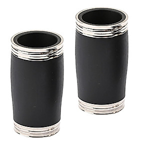 2pcs Clarinet Barrel Clarinet Tube Tuning Tube Adjustable B Flat Clarinet Barrel Treble Pitch 58MM Barrel for Clarinet