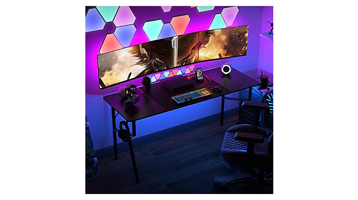 It's Organized 63" Gaming Desk - Durable & Spacious