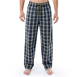 Wrangler Men's Yarn-Dyed Woven Sleep Pants, Green Plaid, XX-Large