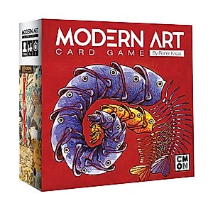 CMON Modern Art: The Card Game - A Thrilling Auction Game for Art Enthusiasts, Fun Family Game for Kids and Adults, Ages 14+, 2-5 Players, 30 Minute Playtime, Made