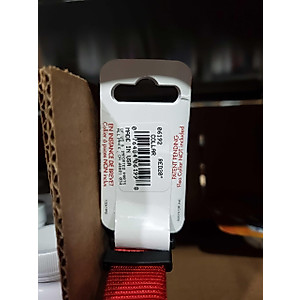 Coastal Pet SecureAway Collar Protector for Flea Collars - Dog Collar Accessory - Protective Collar for Flea Collar for Dogs - Adjustable Dog & Puppy Collar Protection - Red, 1" x 14-20"