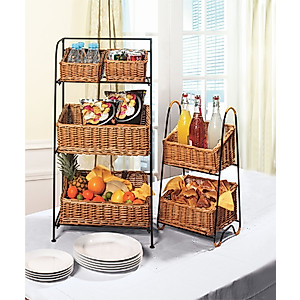 Skalny Willow Iron 3-Tier Four Bin Display Organizer