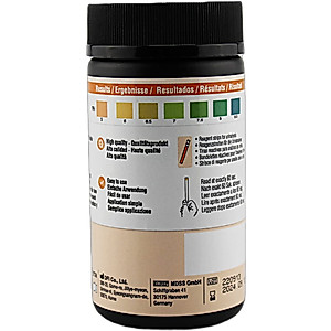 One Step pH Urine Test Strips, 100 Strips, Testing Alkaline & Acidity Levels in The Body, Track & Monitor Your pH Level Using Urine, Highly Accurate Results in 60 Seconds