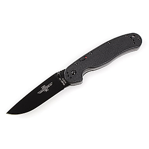 Ontario Knife 8871 RAT1A BP Assisted Opener Folding Knife, Black