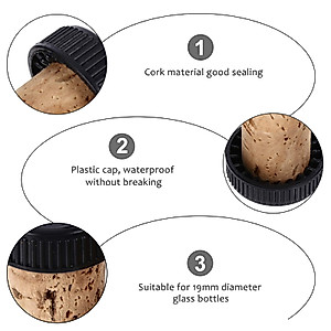 Hemoton 12pcs Cork Wedding Decor Wine Bottle Supplies Kitchen Beverage Stopper Red Wine Plug Bottle Plug Wine Bottle Stoppers Beverage Bottle Stopper Wood Straight Mouth Wine Bottle Cap