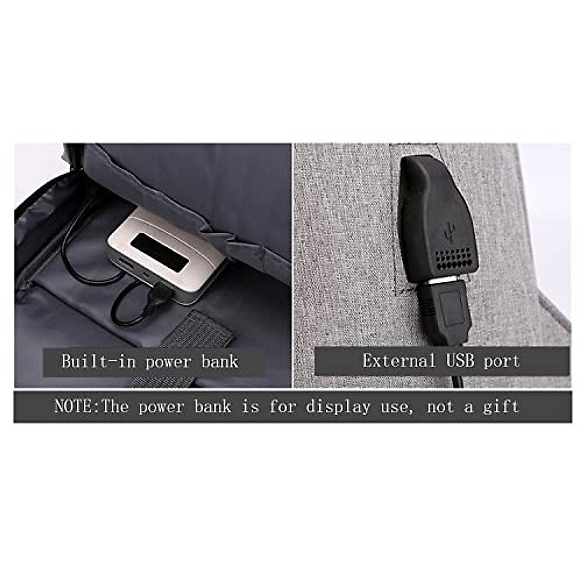 Laptop Backpack Business Slim Durable with USB Port Water Resistant Backpack for Women Men Fits 15.6 Inch School Computer Bag